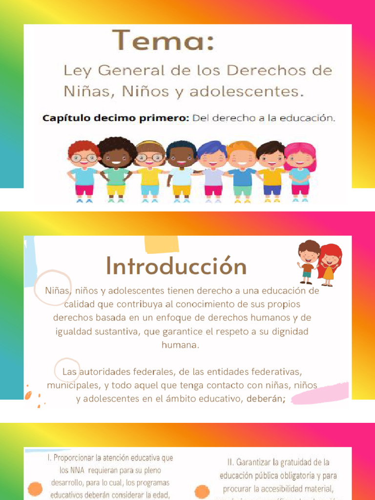 2 Ley Gral Derechos de Nna | PDF