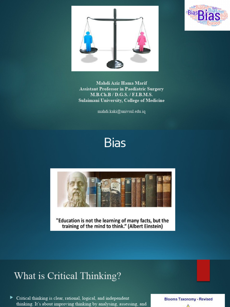 Critical Thinking 2-1 (Bias 1) | PDF | Thought | Heuristic