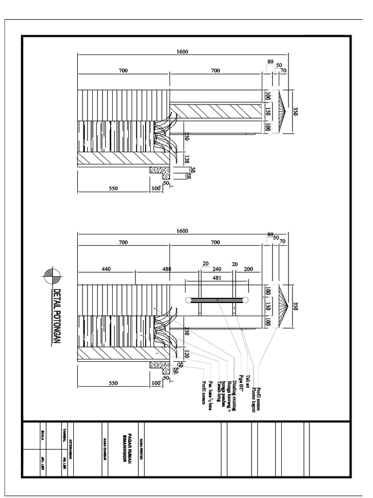 Detail Potongan | PDF