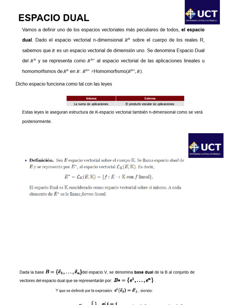 Semana 10 Algebra Lineal II | PDF Semana 10 Algebra Lineal II | PDF