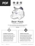 Squidgame Frontman Template Mask Assembli 1 | PDF | Stationery