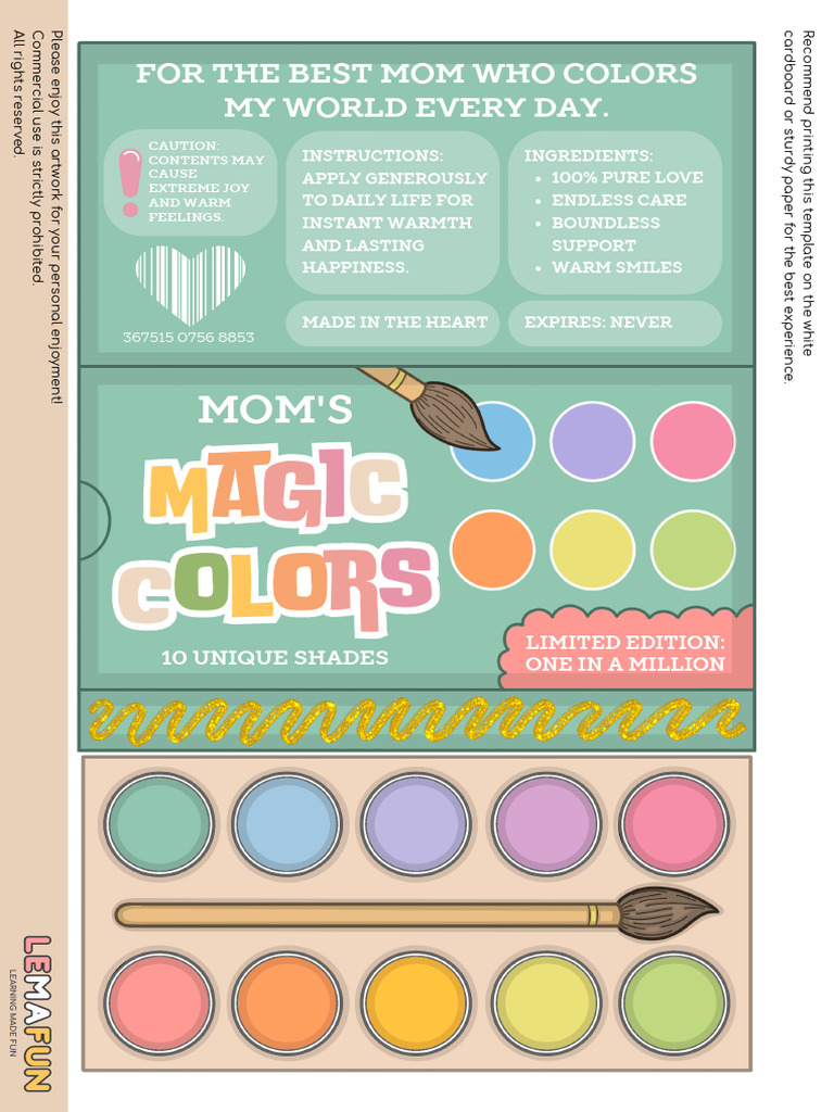 Moms Magic Colors 3 | PDF