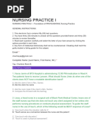 NLE Practice Questions and Rationale | PDF | Blood Pressure | Nursing