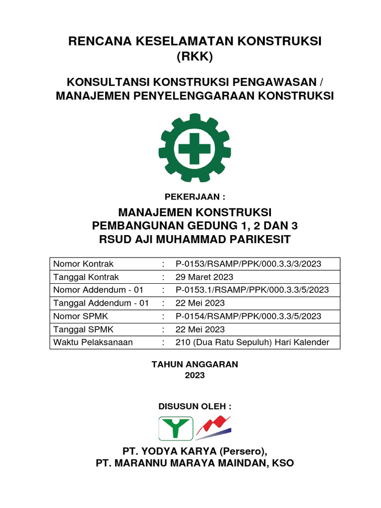#Laporan RKK (CONTOH) | PDF