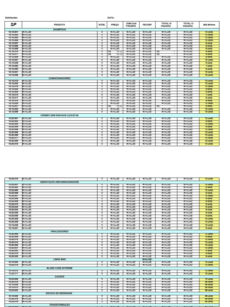 Tabela | PDF