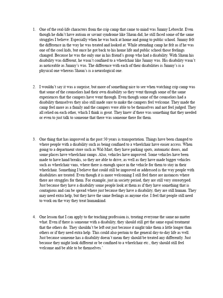 Reflection Crip Camp Download Free Pdf Disability Wheelchair