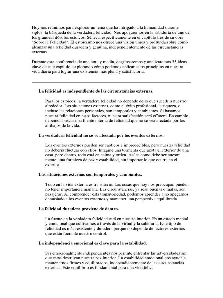 V5 | PDF | Felicidad | Virtud