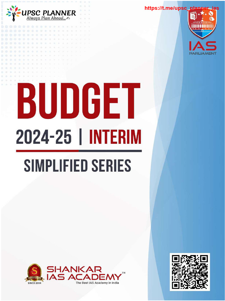 Interim - Budget - 2024-25 Highlighted | PDF | Government Budget ...