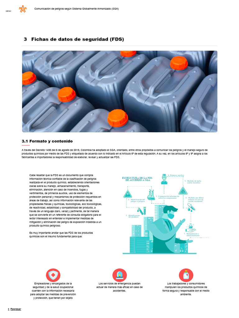 Ficha de Datos de Seguridad FDS | Descargar gratis PDF | Evaluación del ...