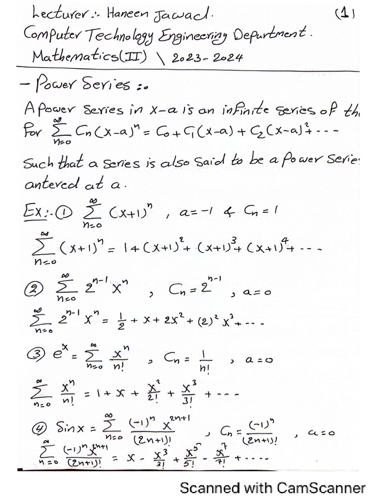 Math Fourier Series | PDF