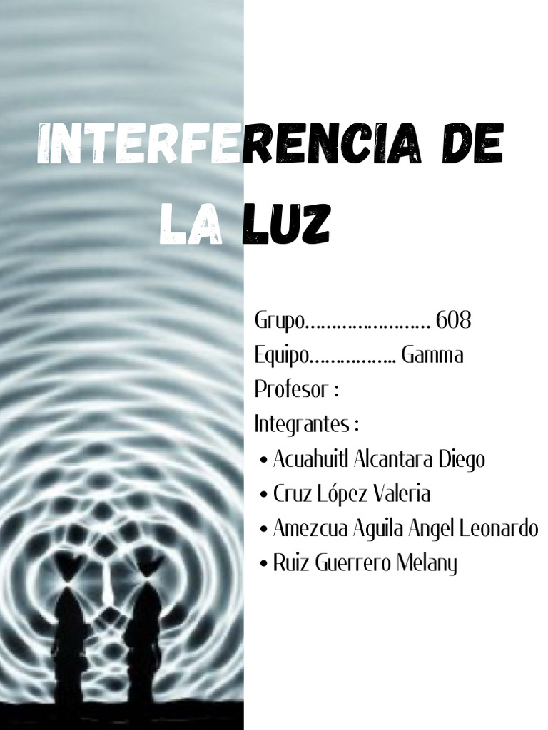 Interferencia de La Luz | PDF | Olas | Ligero