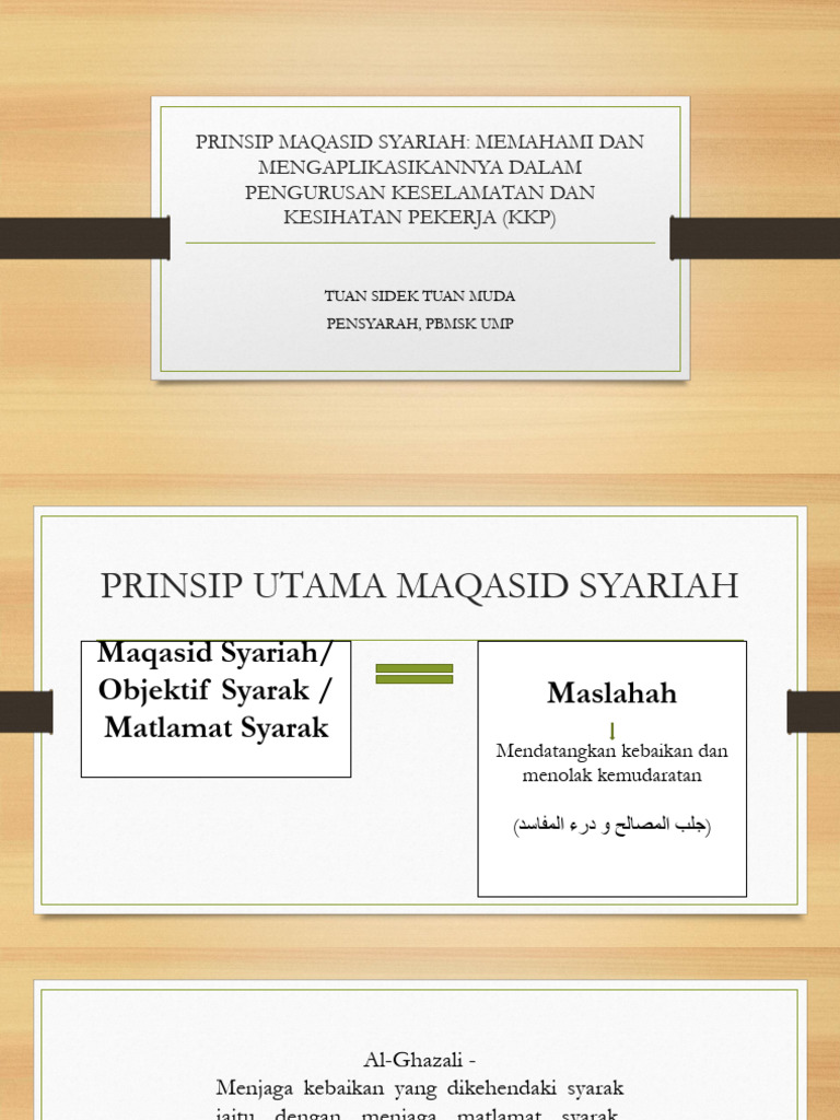 Slot 2 Prinsip Maqasid Al-Shariah | PDF