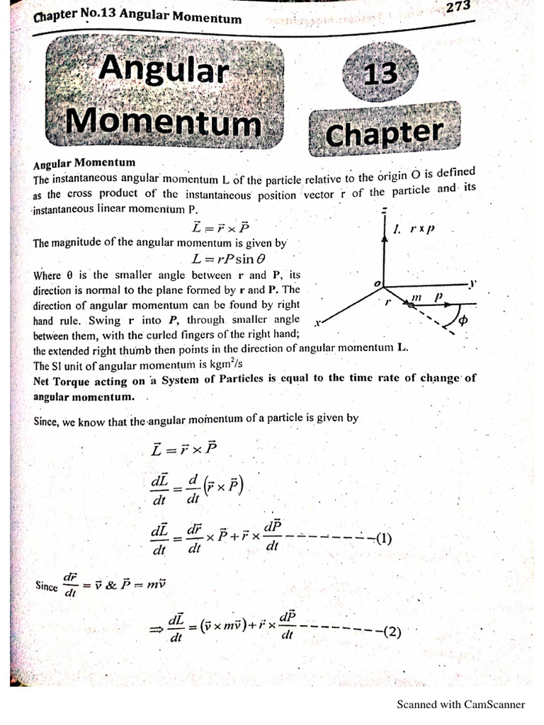 Angular Momentum | PDF Angular Momentum | PDF