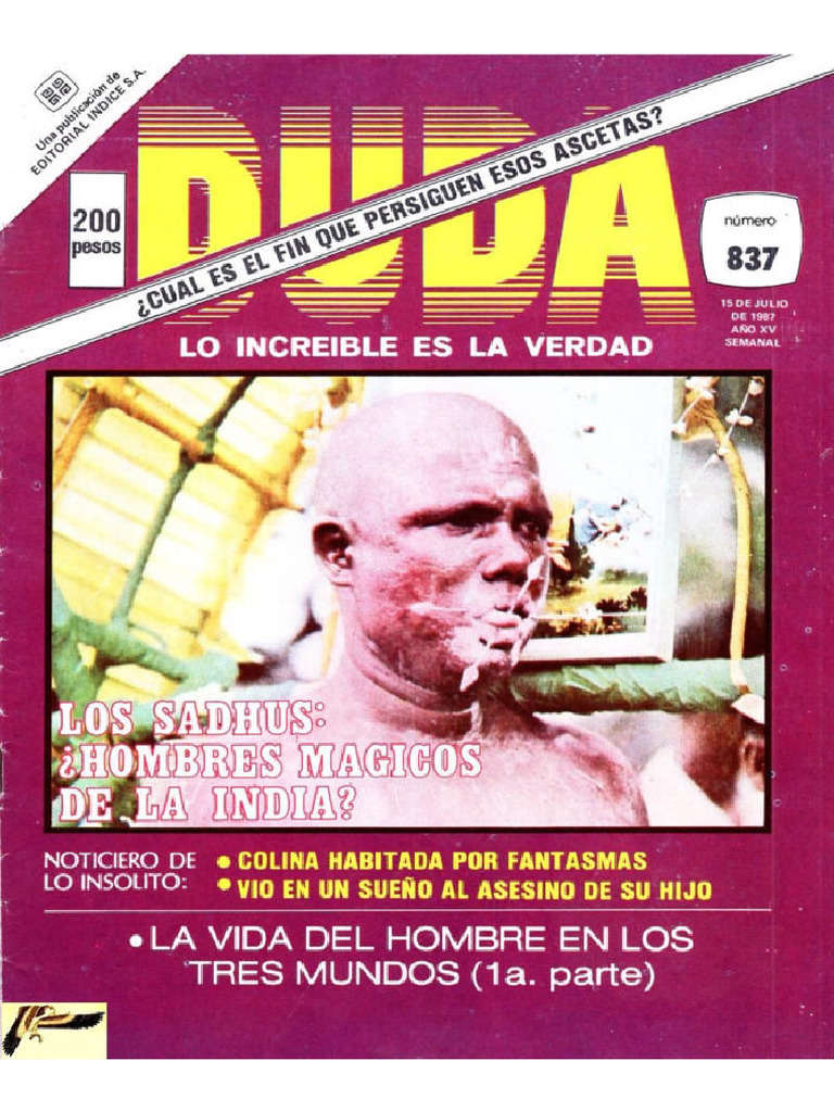 Revista_Duda_0837 Los Sadhus Hombres Magicos de La India | PDF