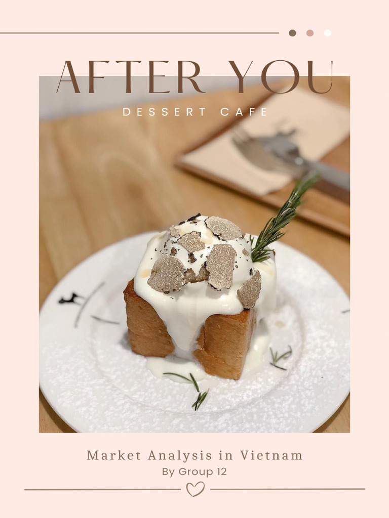 Group 12 - After You Dessert Cafe | PDF
