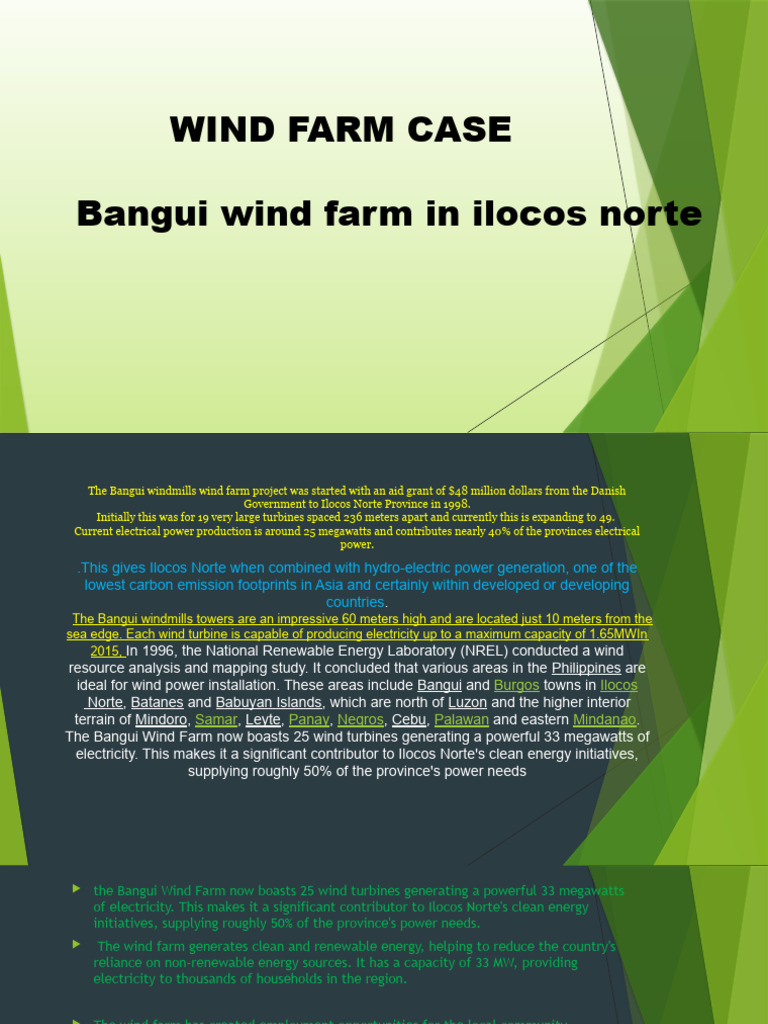 assignment wind farm case | Download Free PDF | Wind Power | Economies