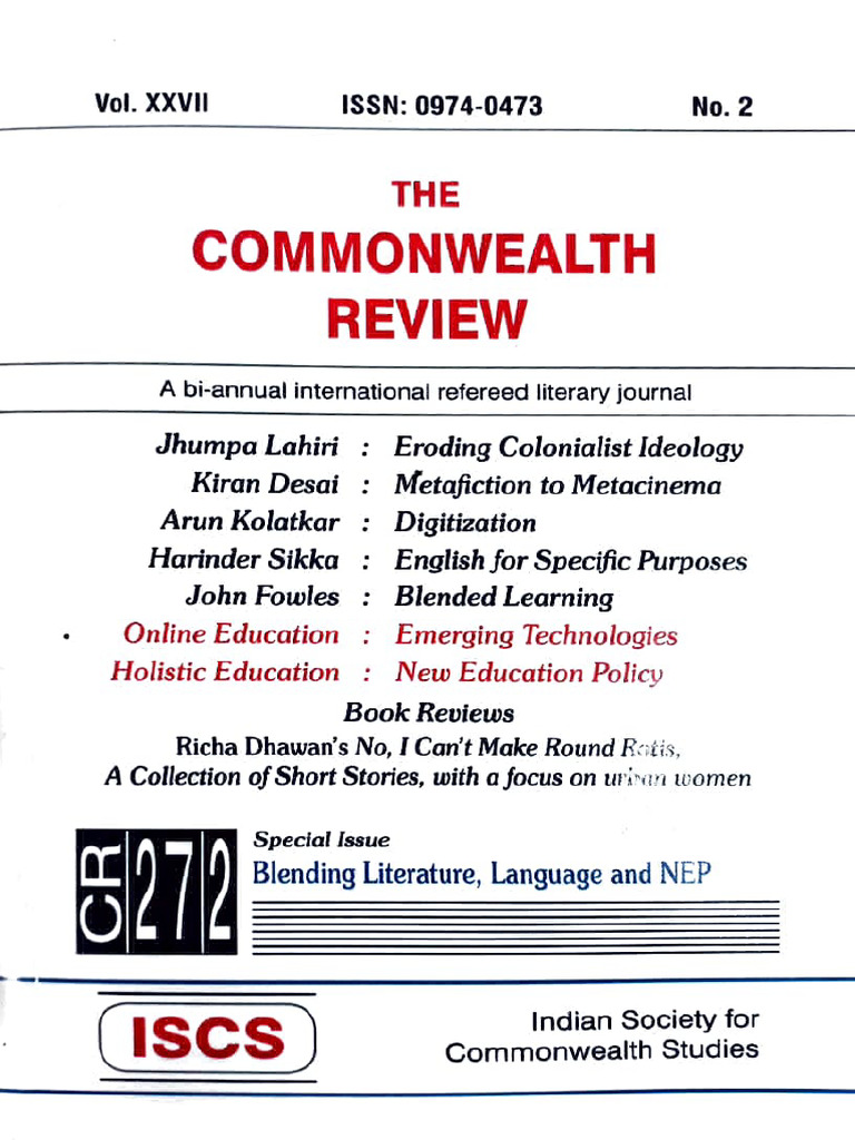 Commonwealth Review Hindi 2022-23 | PDF | Curriculum | Teachers