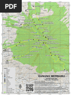 Peta Jalur Pendakian Gunung Gede-Pangrango | PDF