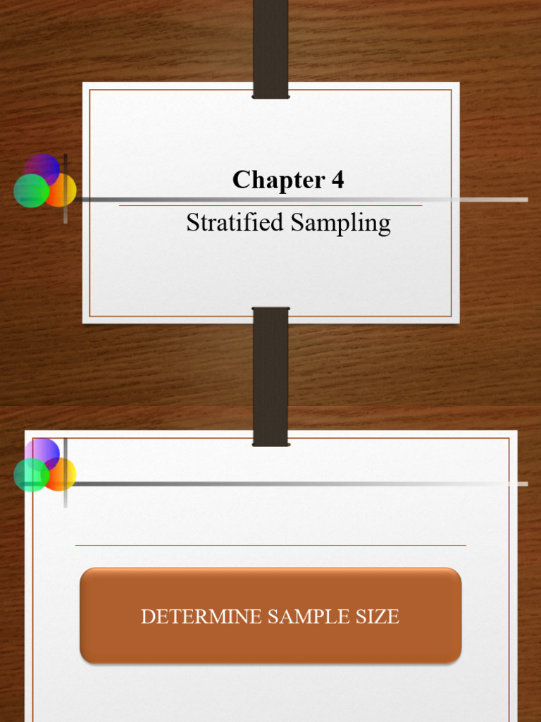 CHAPTER 4 - 2 Stu | PDF | Sample Size Determination | Sampling (Statistics)