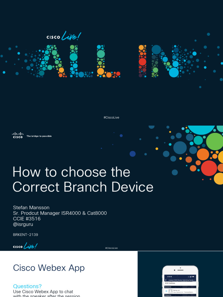 How To Choose The Correct Branch Device | PDF | Network Protocols ...