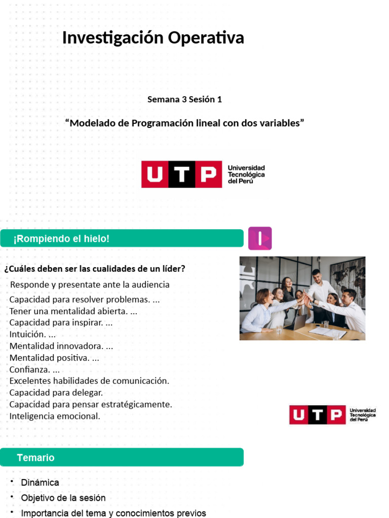 S03-Modelado de Programación Lineal Con Dos Varuables | PDF | Programación lineal