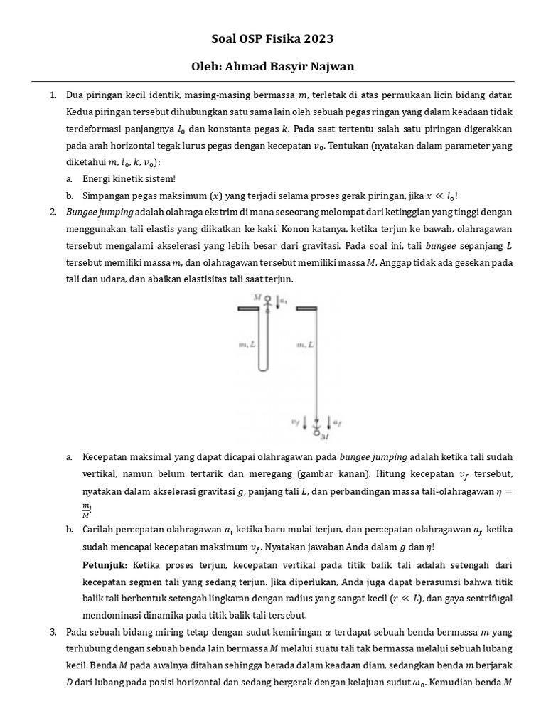 Soal Olim Fisika | PDF