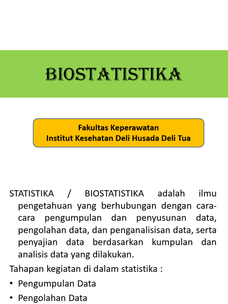 Panduan Biostatistika untuk Penelitian | PDF | Metode & Bahan Ajar ...