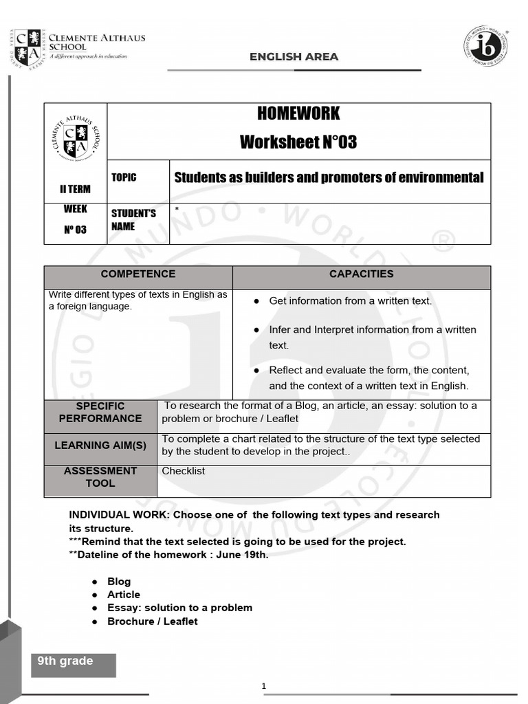 Homework - Week 3 - Project | PDF