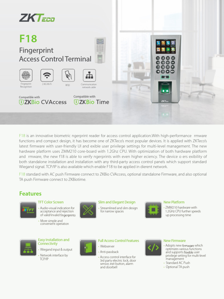 F18 Datasheet 202312 | PDF | Access Control | Computing
