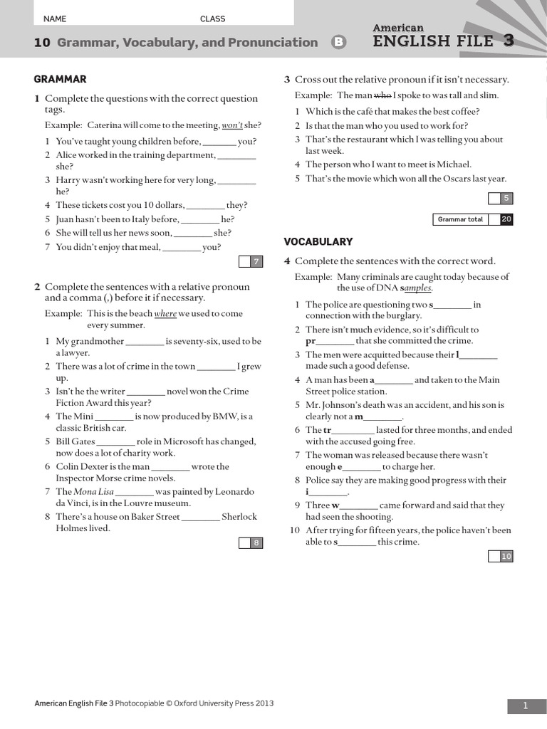 AEF3 File10 Test B (WWW - Languagecentre.ir) | PDF | English Language ...