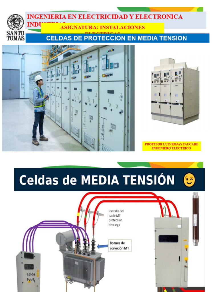 Celdas de Media Tensión: Definición y Tipos | PDF | Ingenieria ...