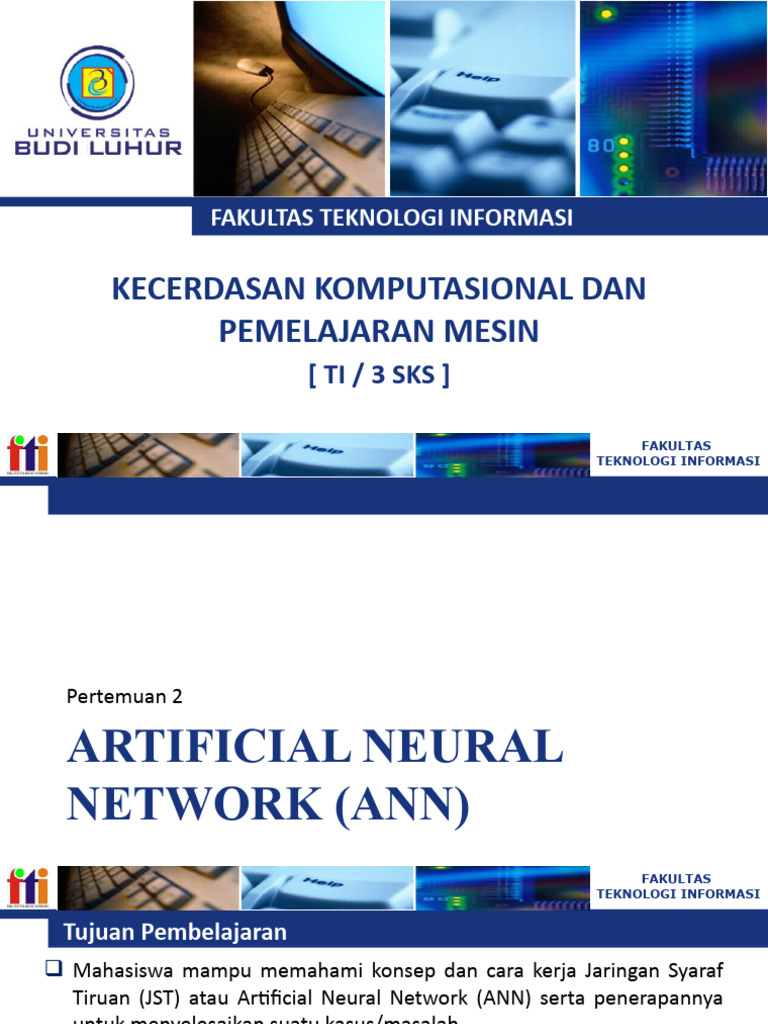 (KKPM) P2 - Artificial Neural Network.v2 | PDF | Komputer