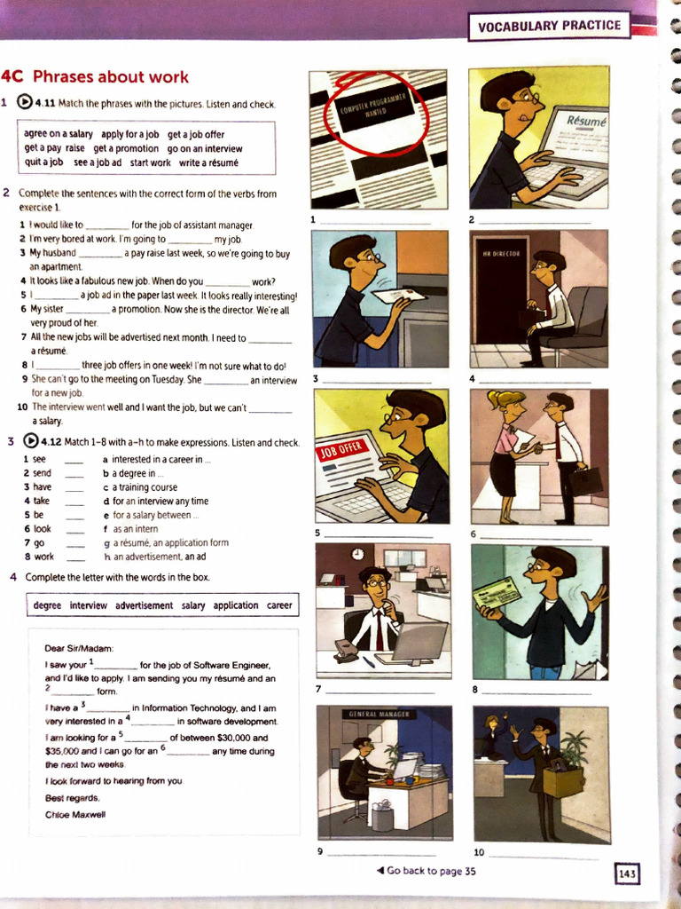 4C Phrases About Work: Resume | PDF