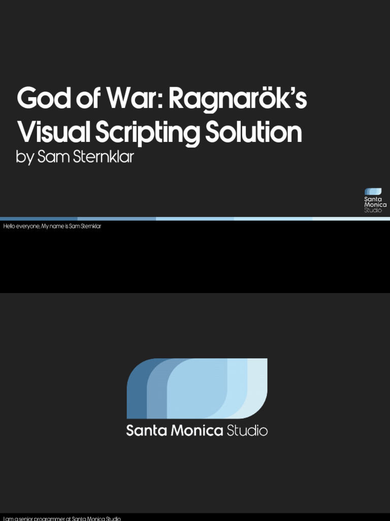 GOWR Sam Sternklar GOWRVisualScripting GDC23 | PDF
