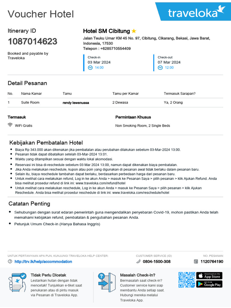 Dokumen Perjab Lingker. Rendy | PDF