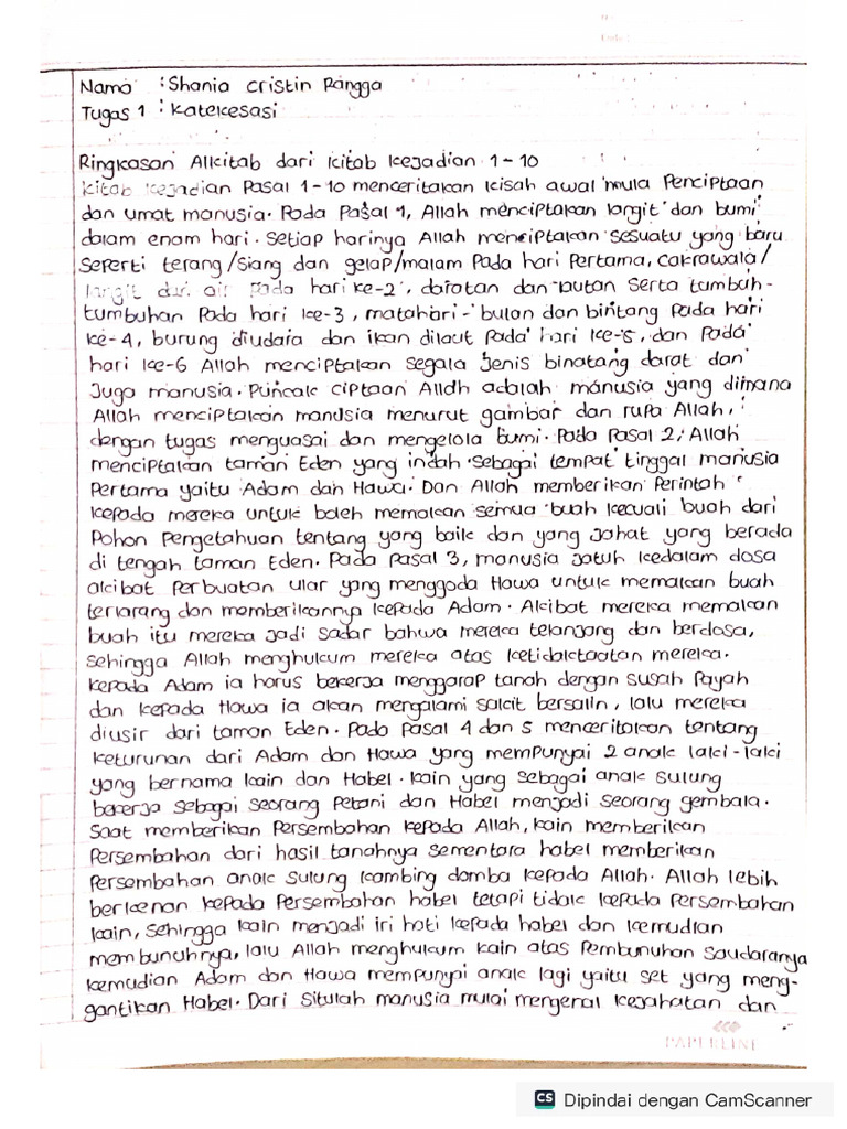 Ringkasan Tugas 1 Dan 2-1 | PDF