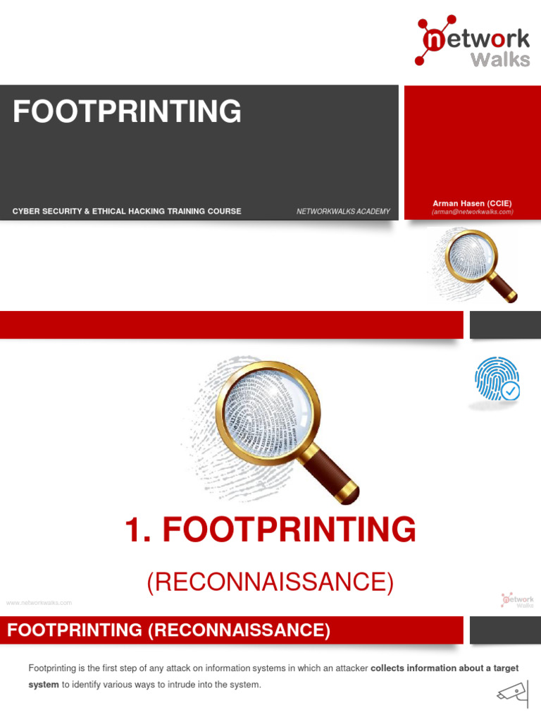 3.1. LECTURE PPT - Footprinting | PDF | Domain Name System | Computer ... 3.1. LECTURE PPT - Footprinting | PDF | Domain Name System | Computer ...
