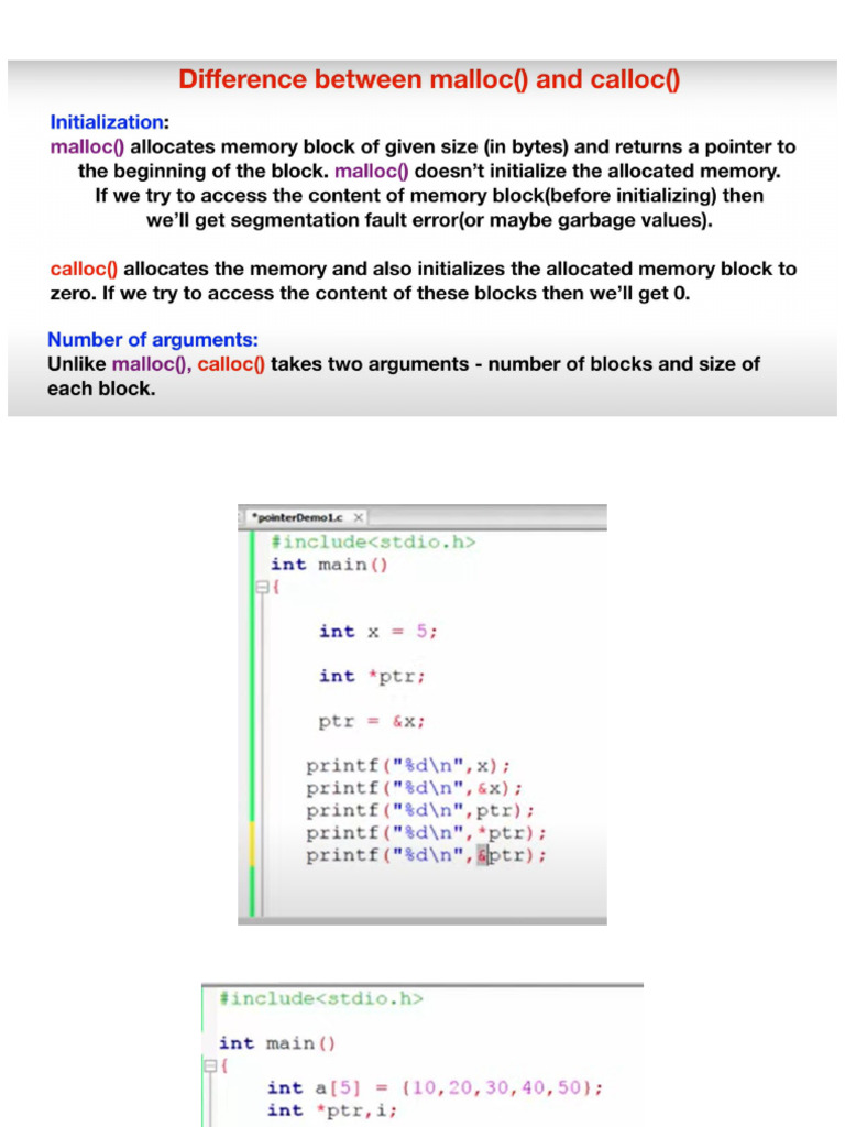 Pointers Dynamic1 | PDF
