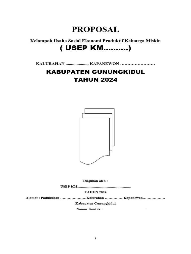 Contoh Proposal Awal Usep 2023 | PDF