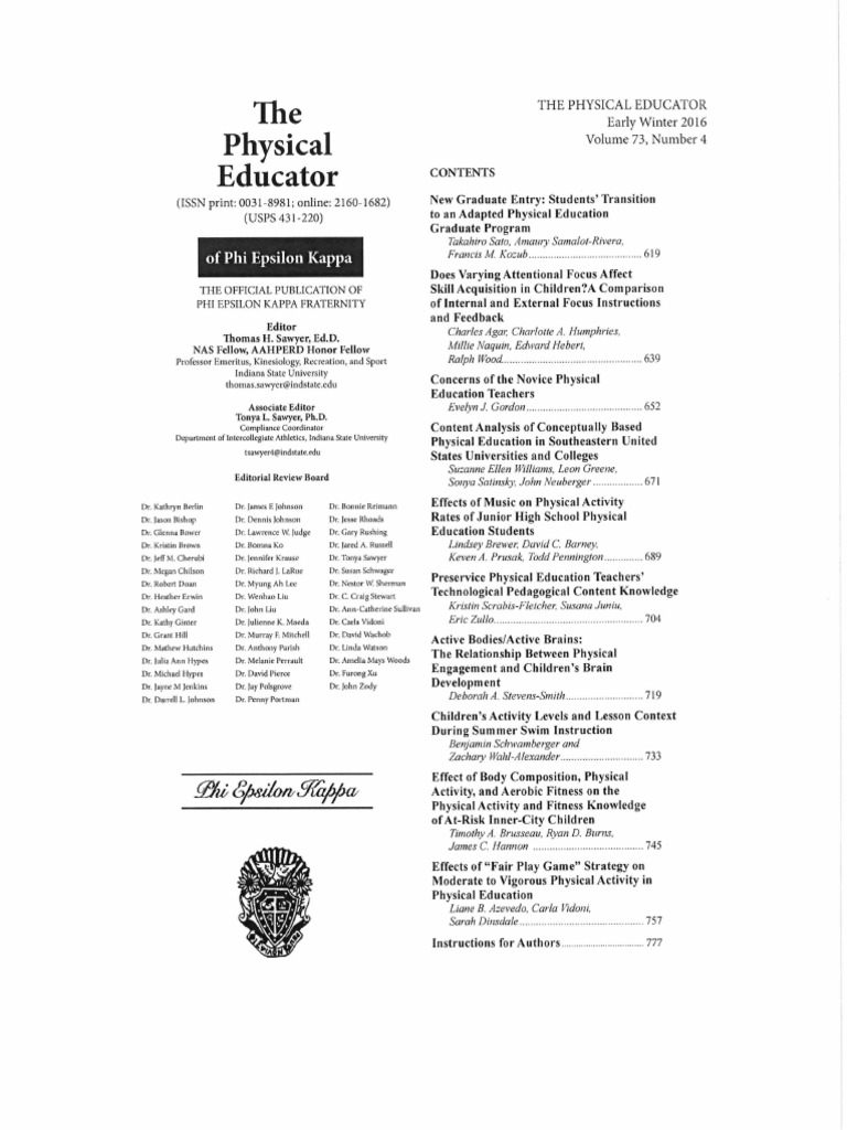 Effects of Music On Physical Activity Ra | PDF
