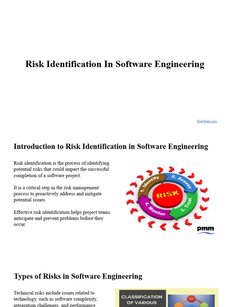 Risk ID for Software Engineers | PDF | Risk | Risk Management