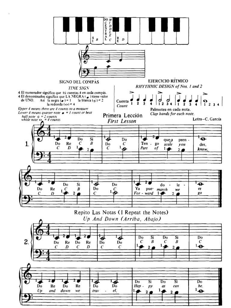 Michael-Aaron-Curso-Para-Piano Tomo I-8 | PDF