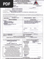BIR Certificate (Form 2303) | PDF | Taxes | Economies