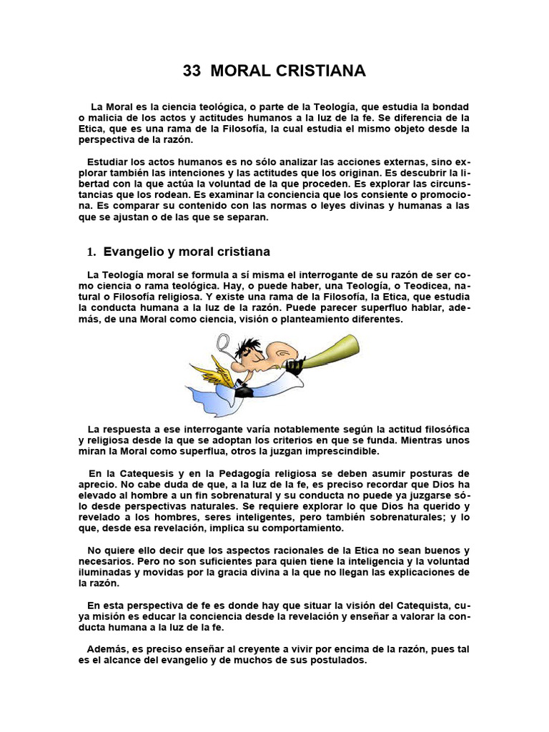 Fundamentos de la Moral Cristiana | PDF | Moralidad | Jesús