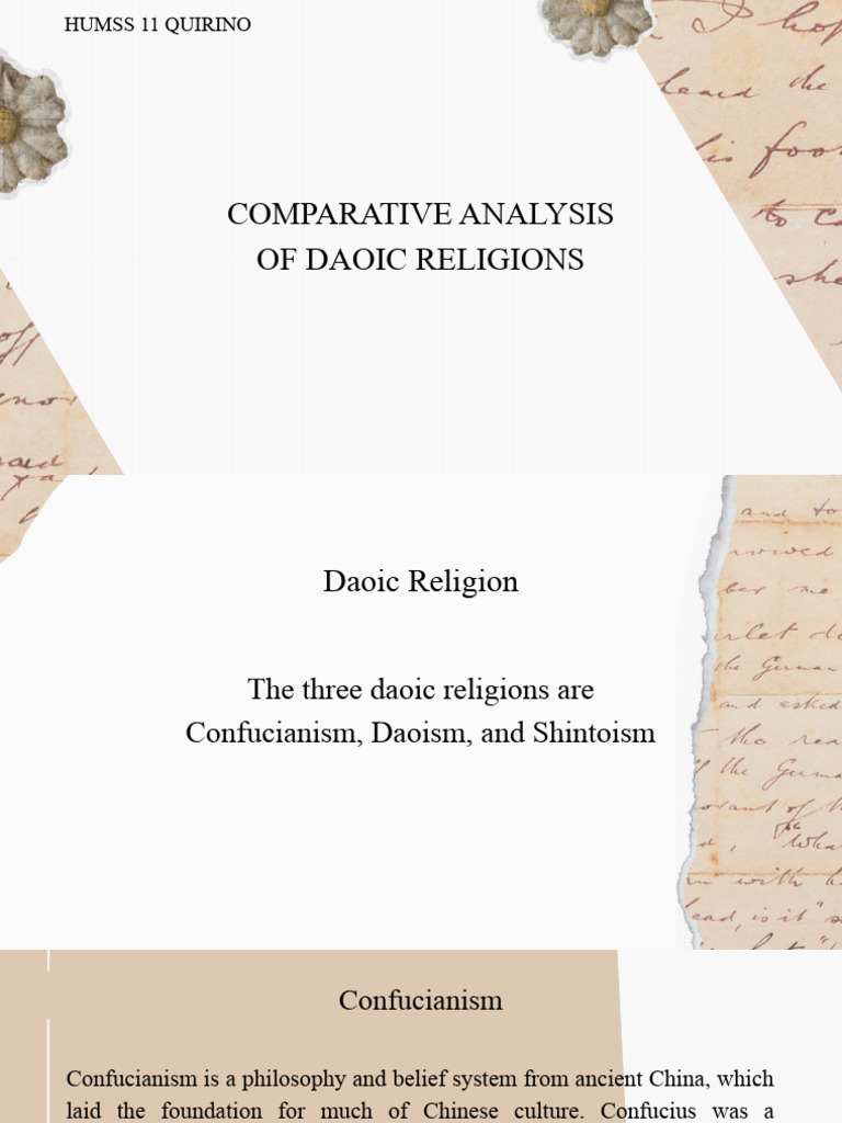 Comparative Study of Daoic Religions | PDF | Confucianism | Shinto