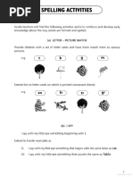 LETRS Spelling Inventory | PDF | Word | Spelling