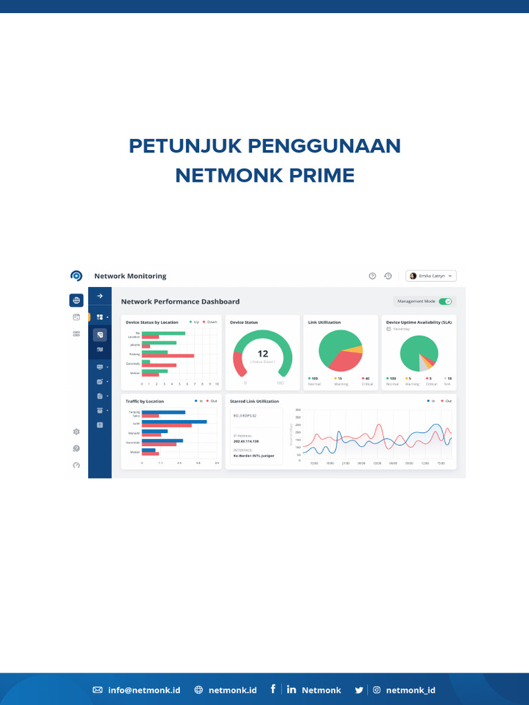 Petunjuk Penggunaan Netmonk Prime V.6 | PDF
