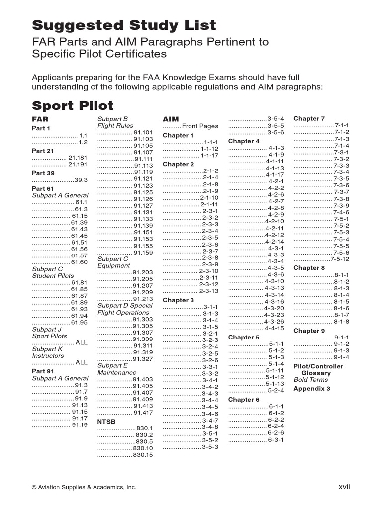 FAA Knowledge Exam Study Guide | PDF | Airliner | Aerospace