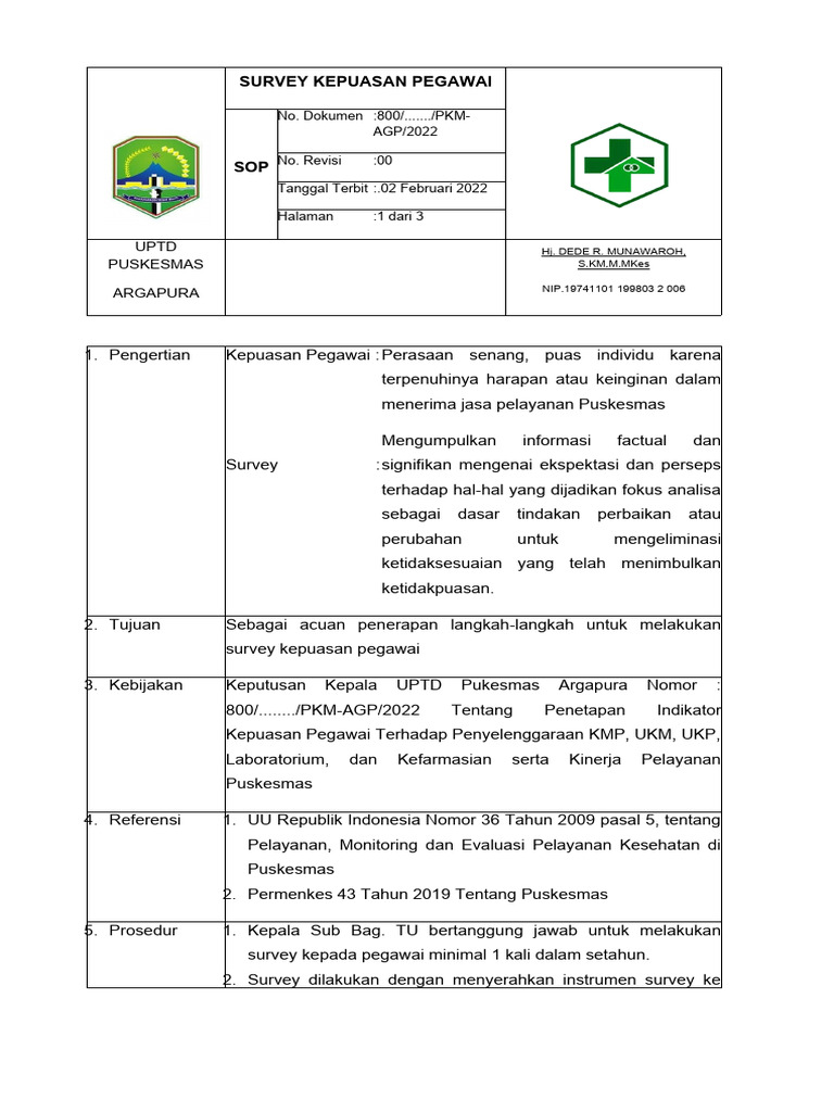 Contoh Sop 1 | PDF | Bisnis | Teknologi & Rekayasa