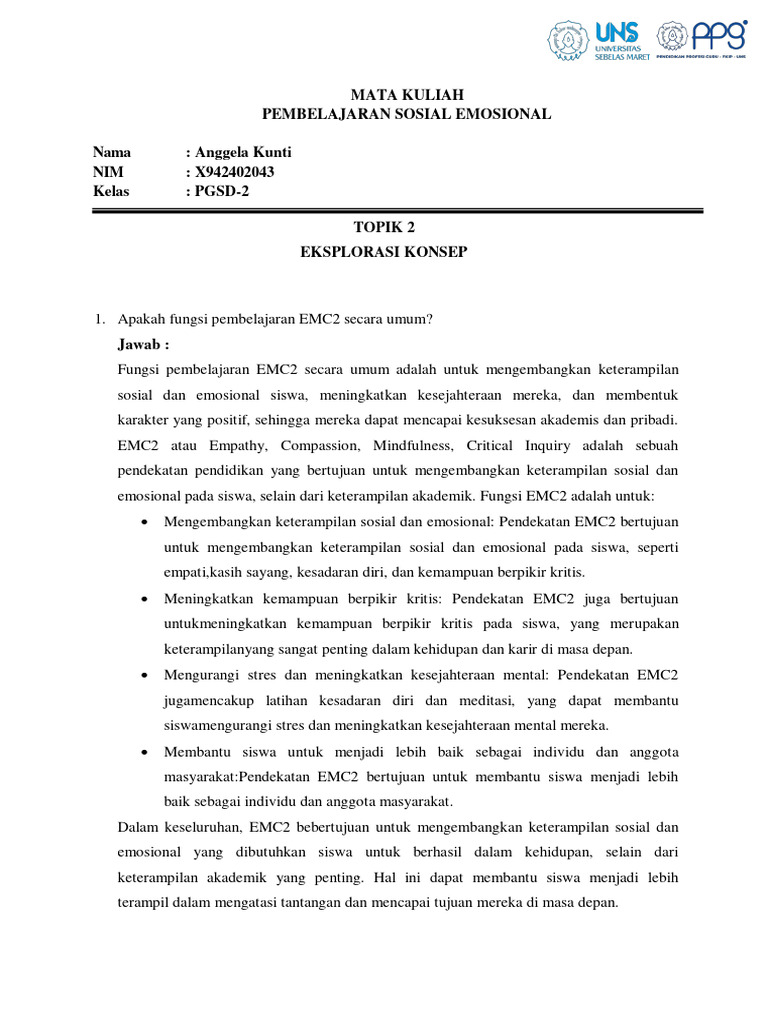 Topik 2-Eksplorasi Konsep-Anggela Kunti | PDF | Karier & Perkembangan | Pengembangan Diri